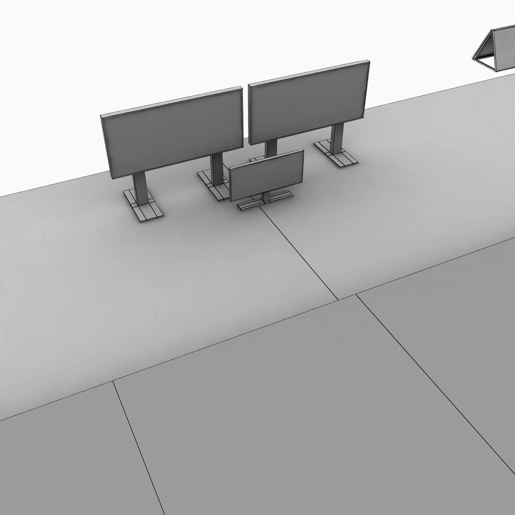 3D model Fencing piste arena VR / AR / low-poly | CGTrader