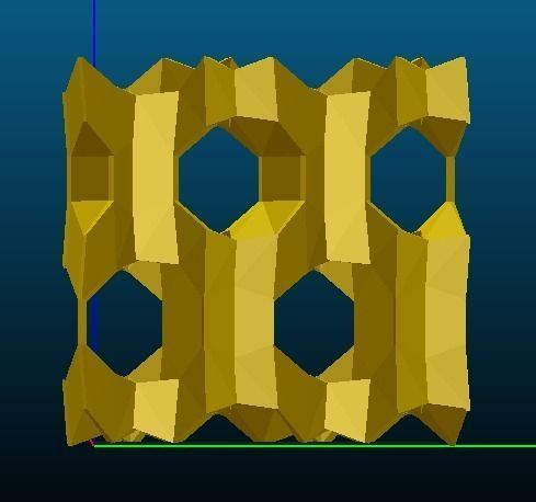 MFI-type Zeolite 3D Model 3D printable STL - CGTrader.com