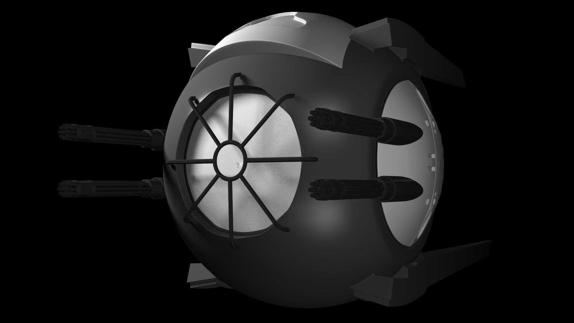 3D model Android Battle Space Ship VR / AR / low-poly | CGTrader