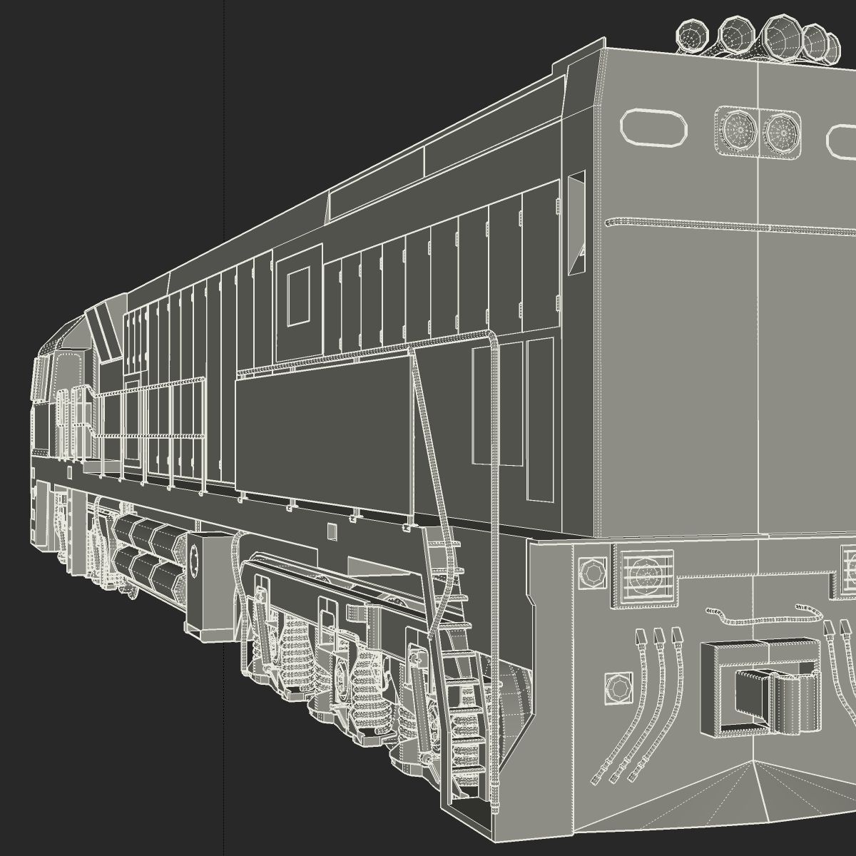 NR57 Australian Locomotive 3D model | CGTrader