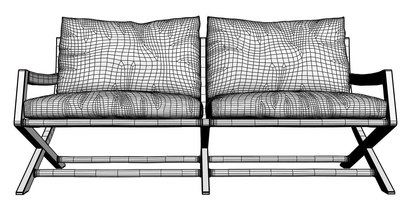 Flexform Emily 3D model | CGTrader