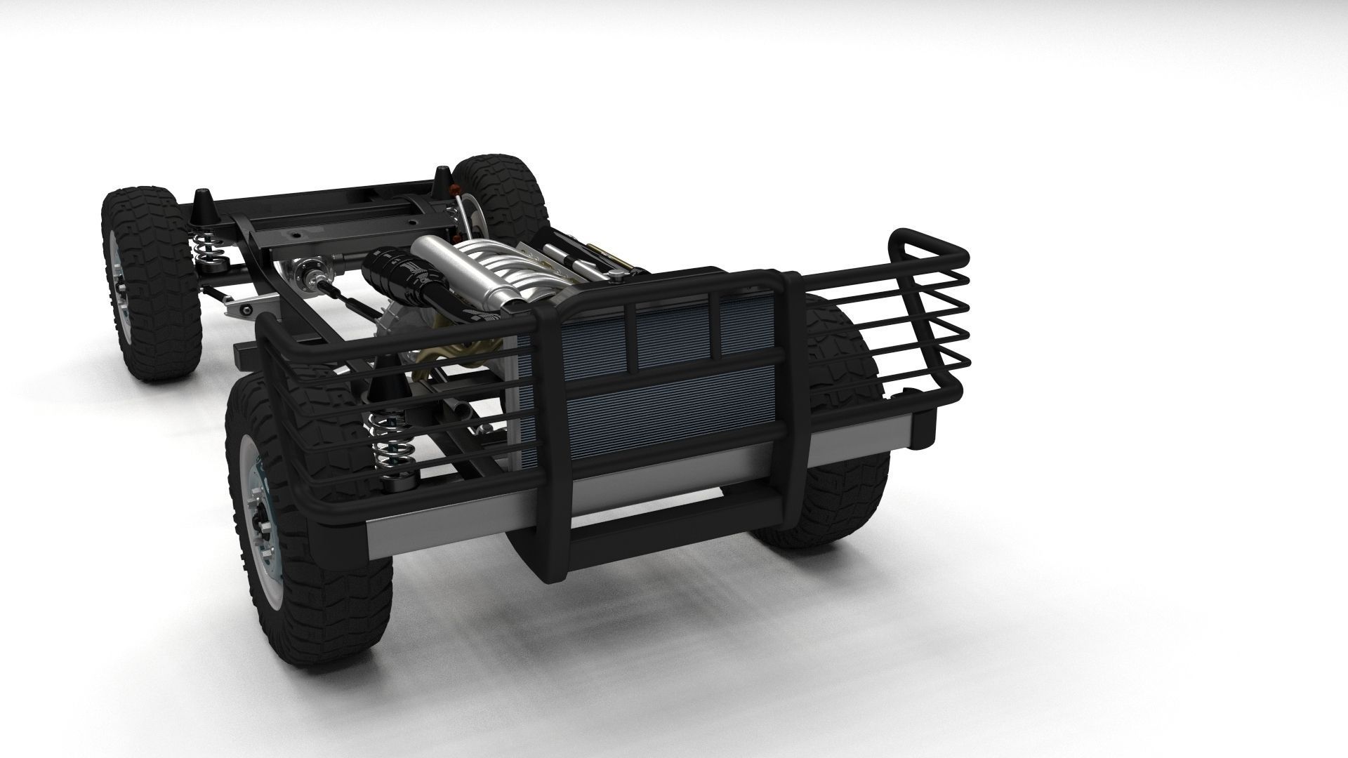 Full SUV Chassis 3D model | CGTrader