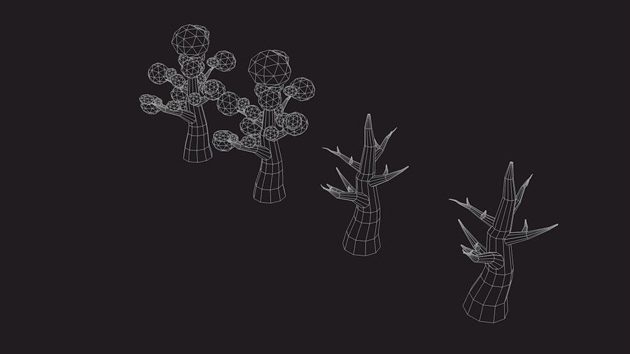 3D model Big Low Poly Tree VR / AR / low-poly | CGTrader