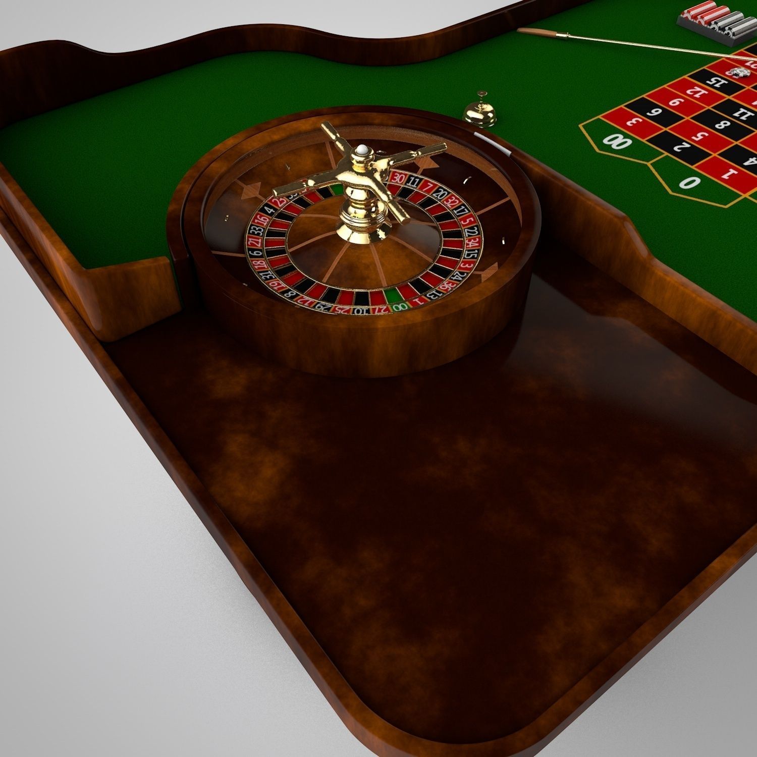 Roulette 3D model | CGTrader
