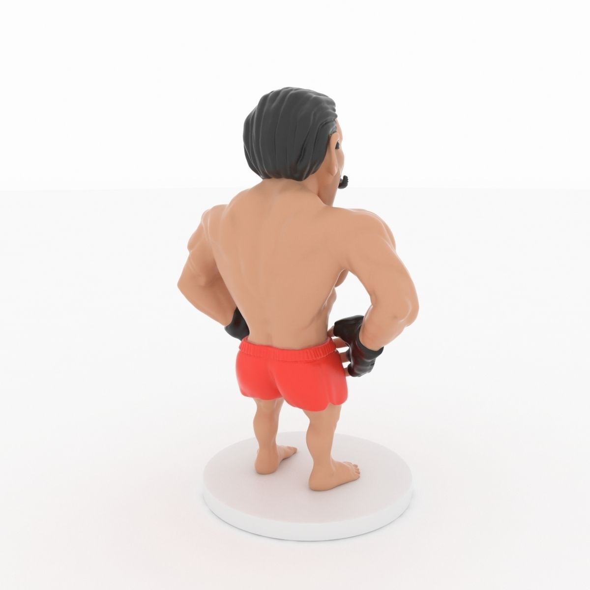Miniature of boxing champion 3D model 3D printable | CGTrader