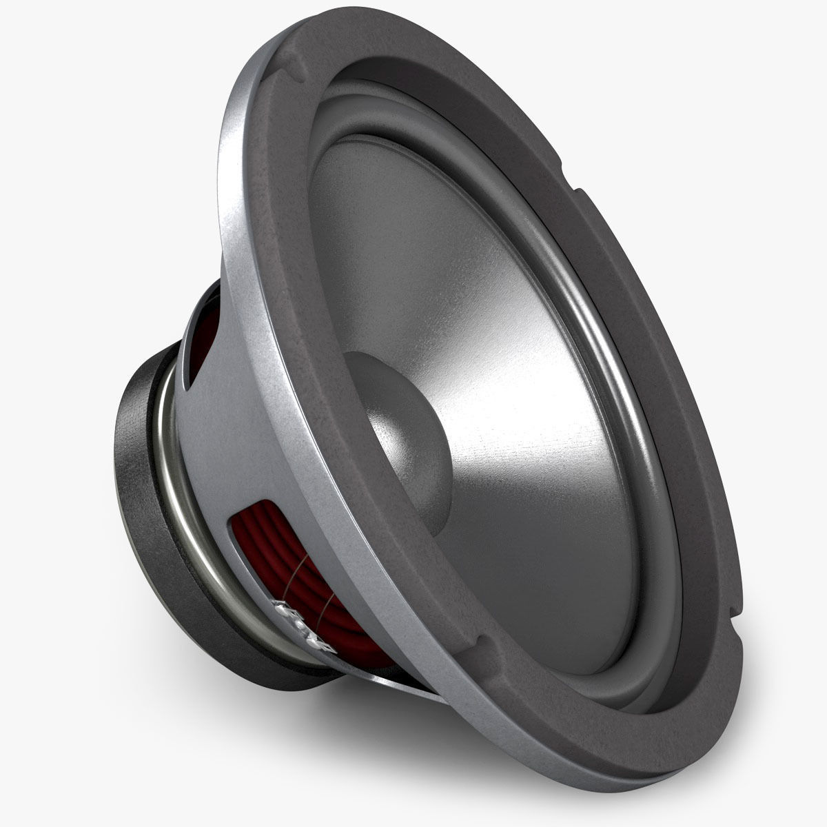 Realistic Audio Speaker 3D Model OBJ 3DS FBX C4D - CGTrader.com