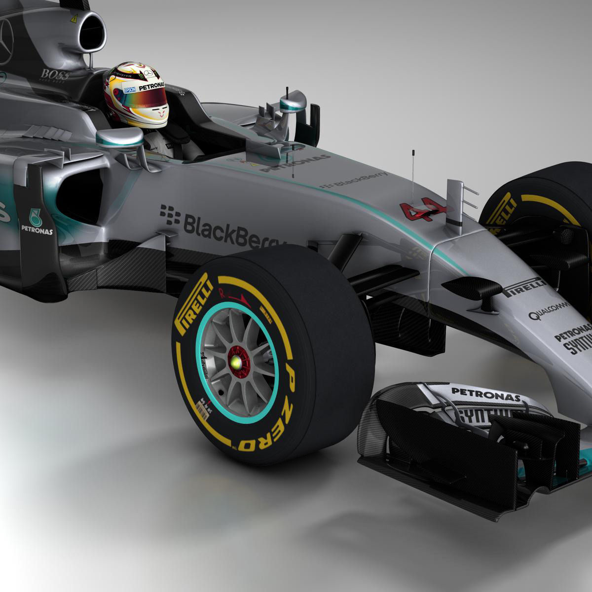 3D model Mercedes W06 Hybrid VR / AR / low-poly | CGTrader