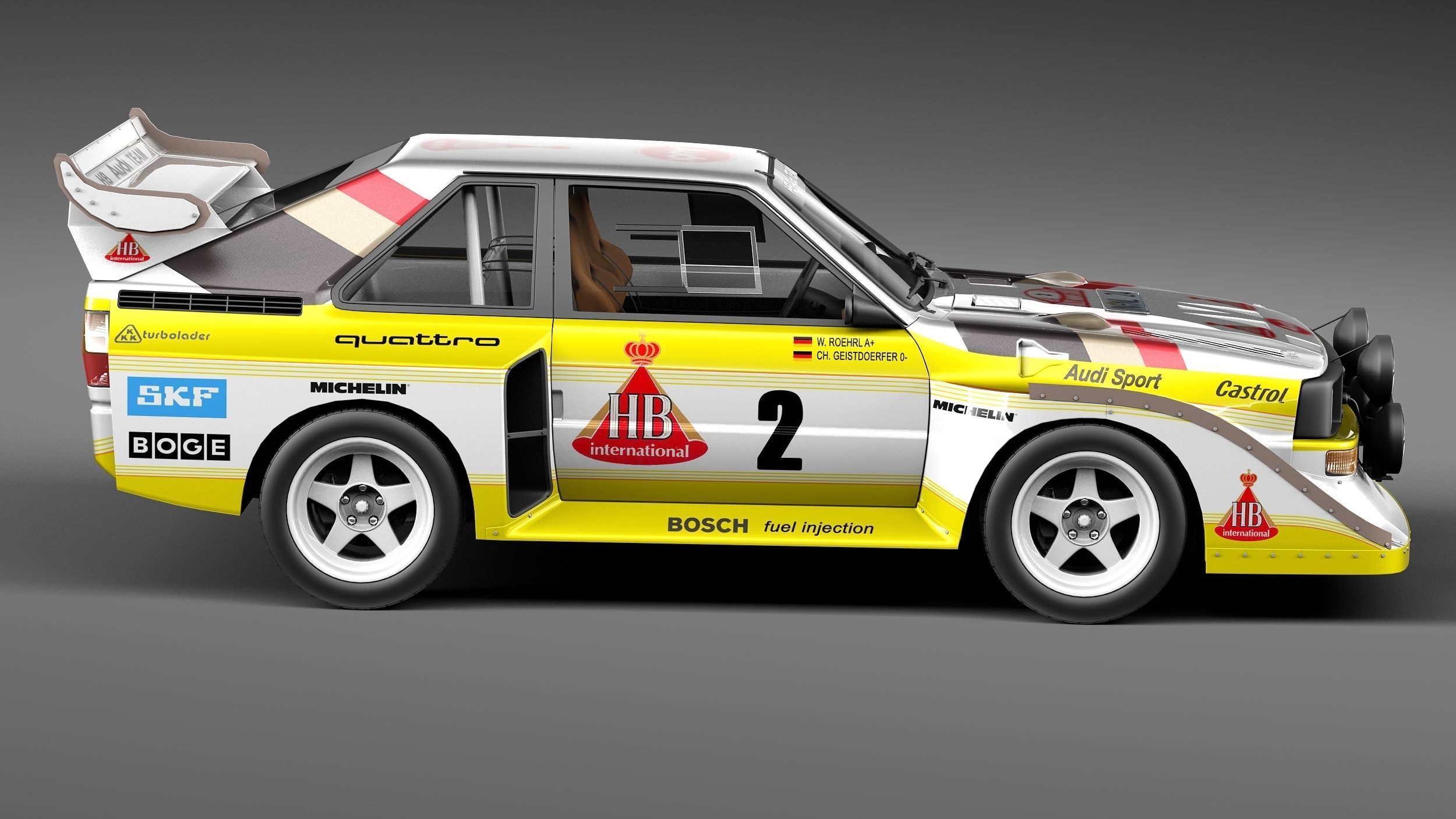 Audi Sport Quattro S1 E2 3D model | CGTrader