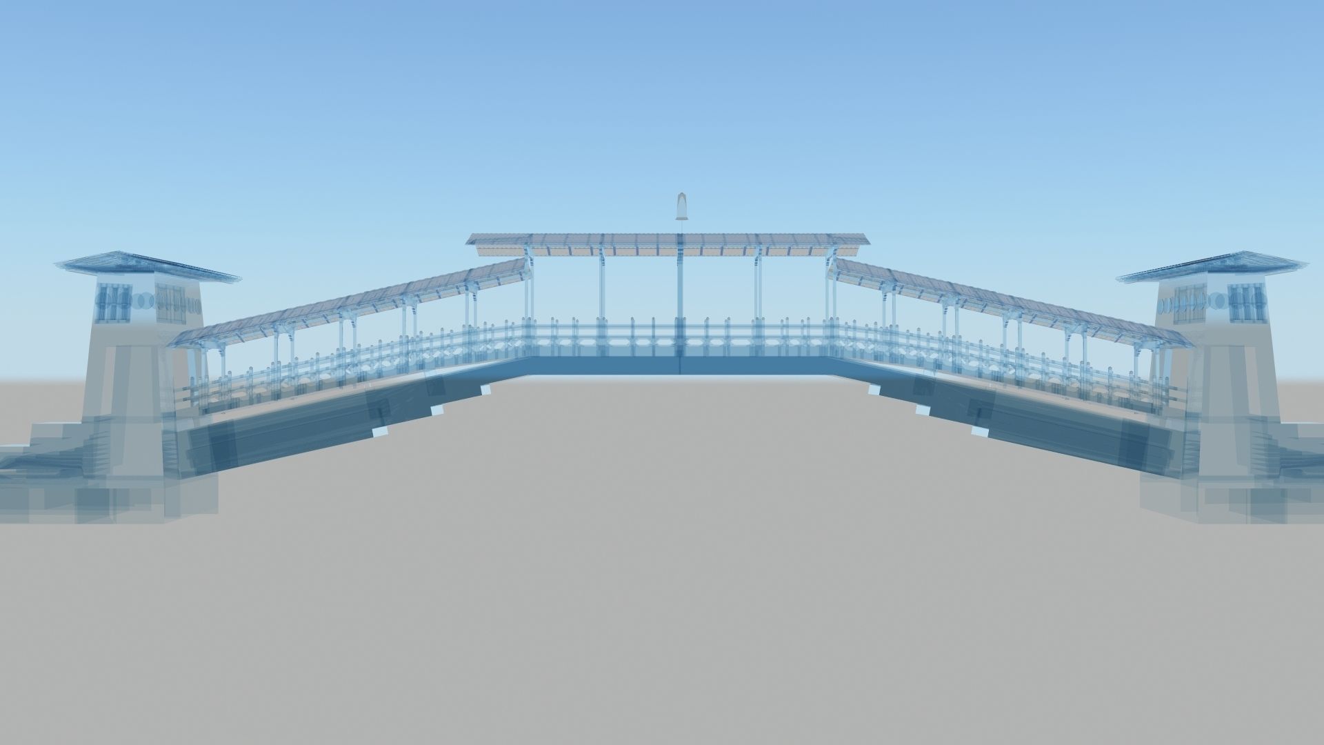 Bazam bridge 3D model | CGTrader
