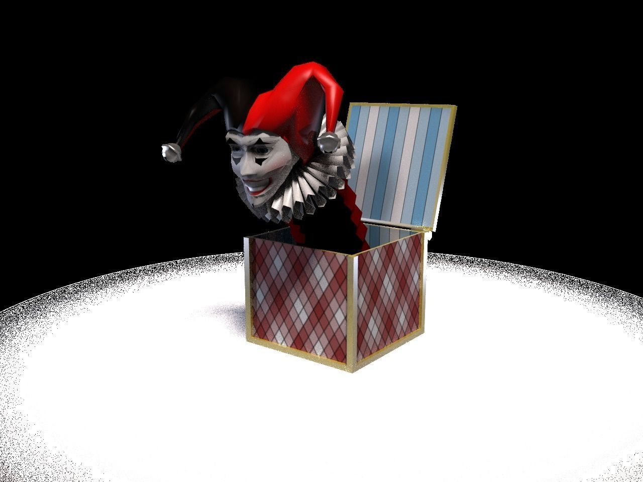 3D model Jack in the box VR / AR / low-poly rigged animated | CGTrader