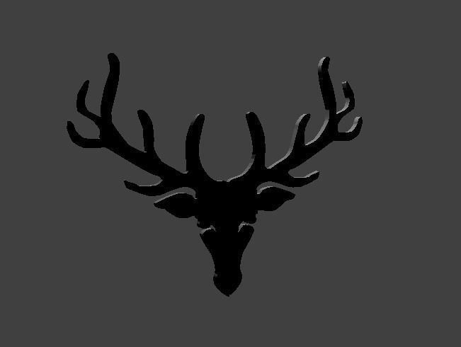 Dalmore Iconic Stag Emblem free 3D model | CGTrader