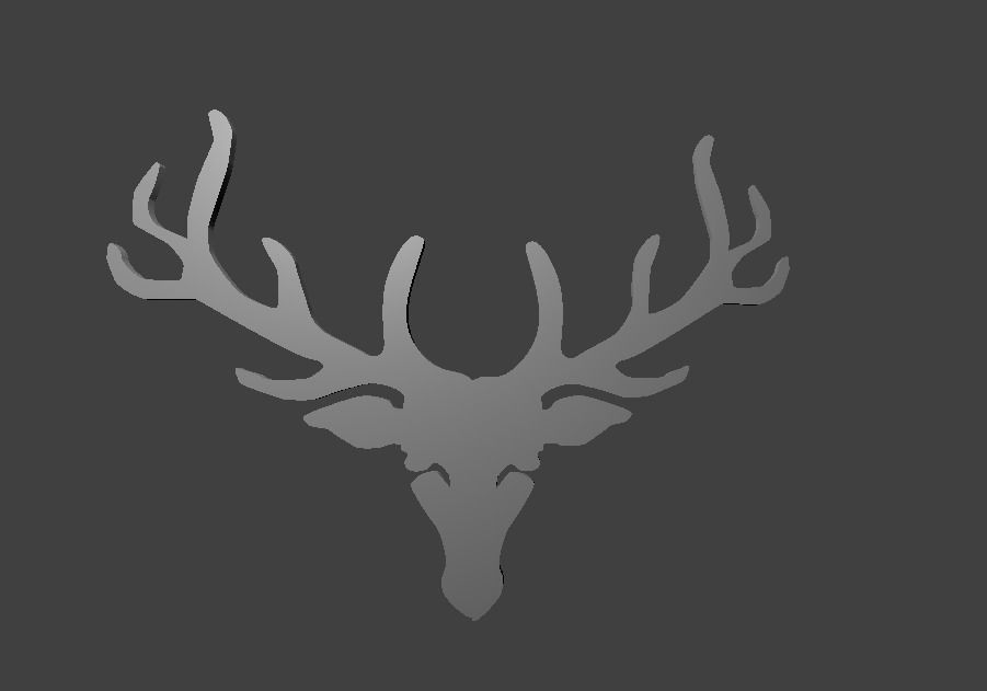 Dalmore Iconic Stag Emblem free 3D model | CGTrader