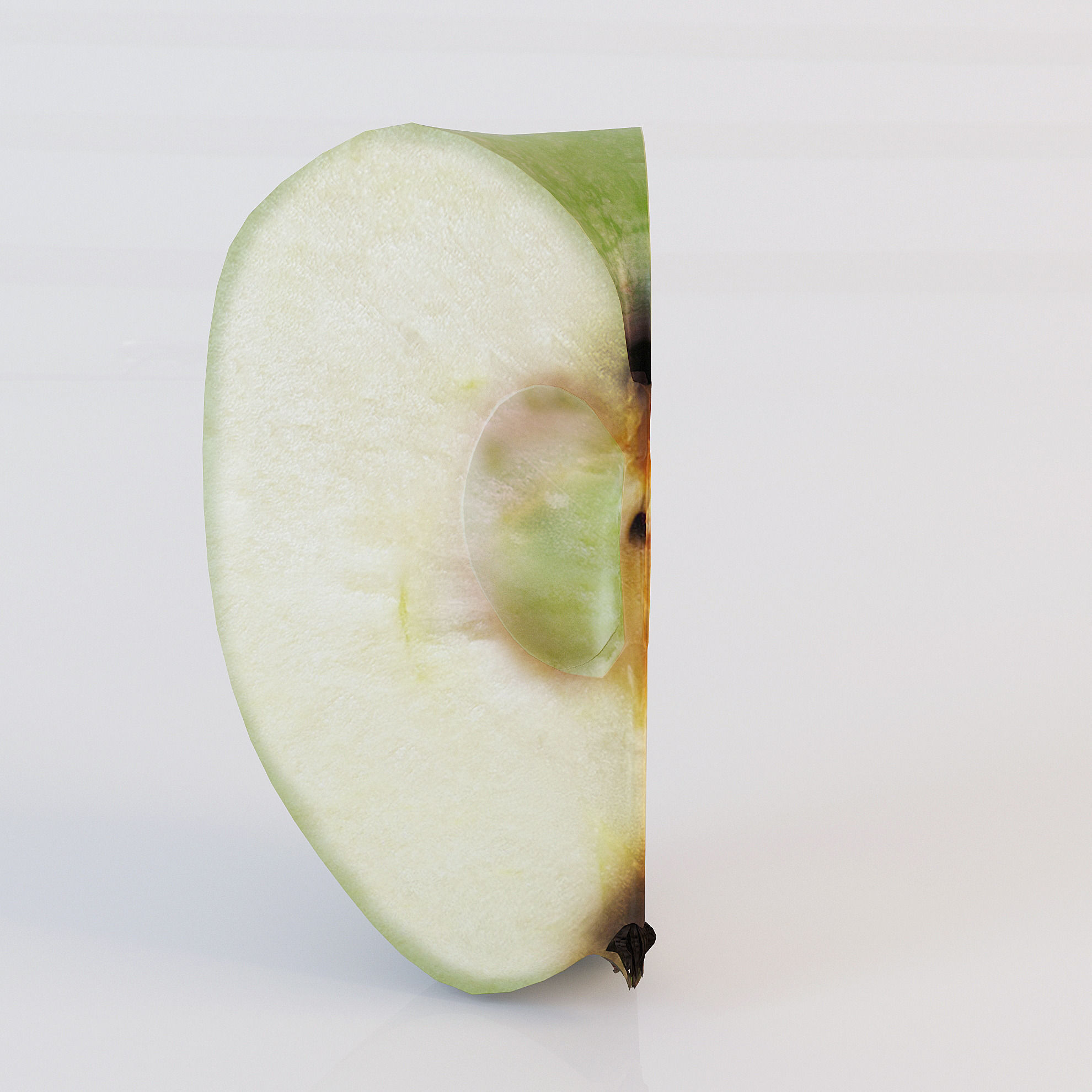 Apple Sliced 3D model | CGTrader