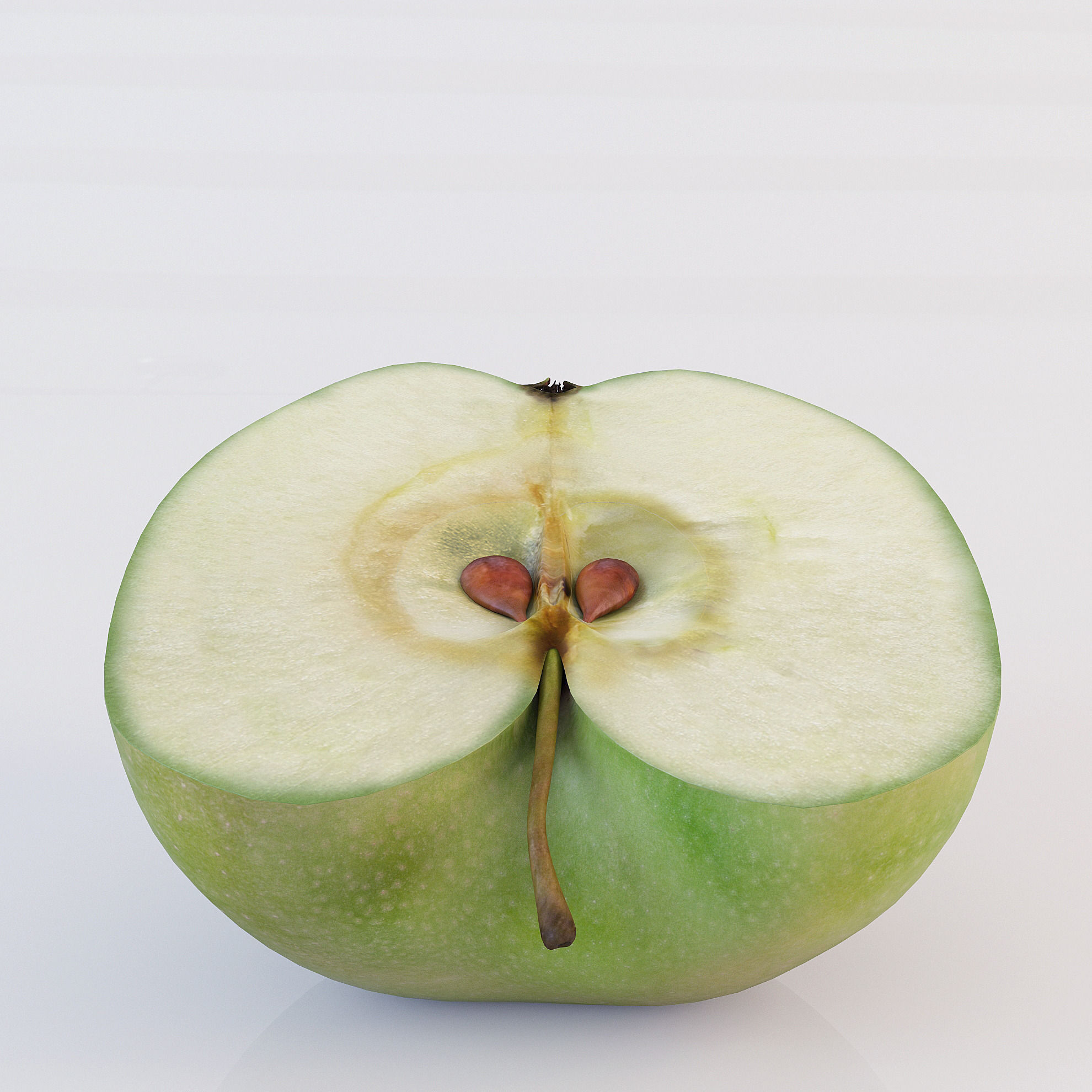 Apple Sliced 3D model | CGTrader