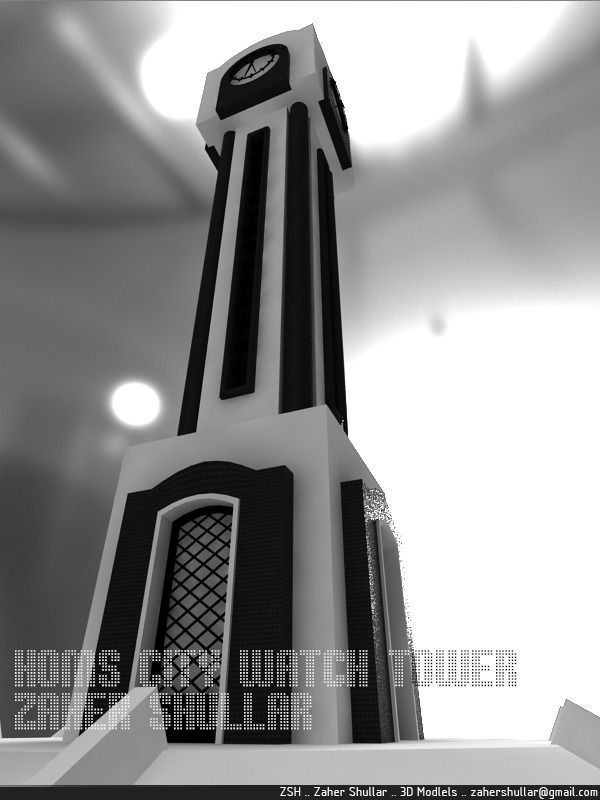 Homs City Watch Tower 3D model | CGTrader