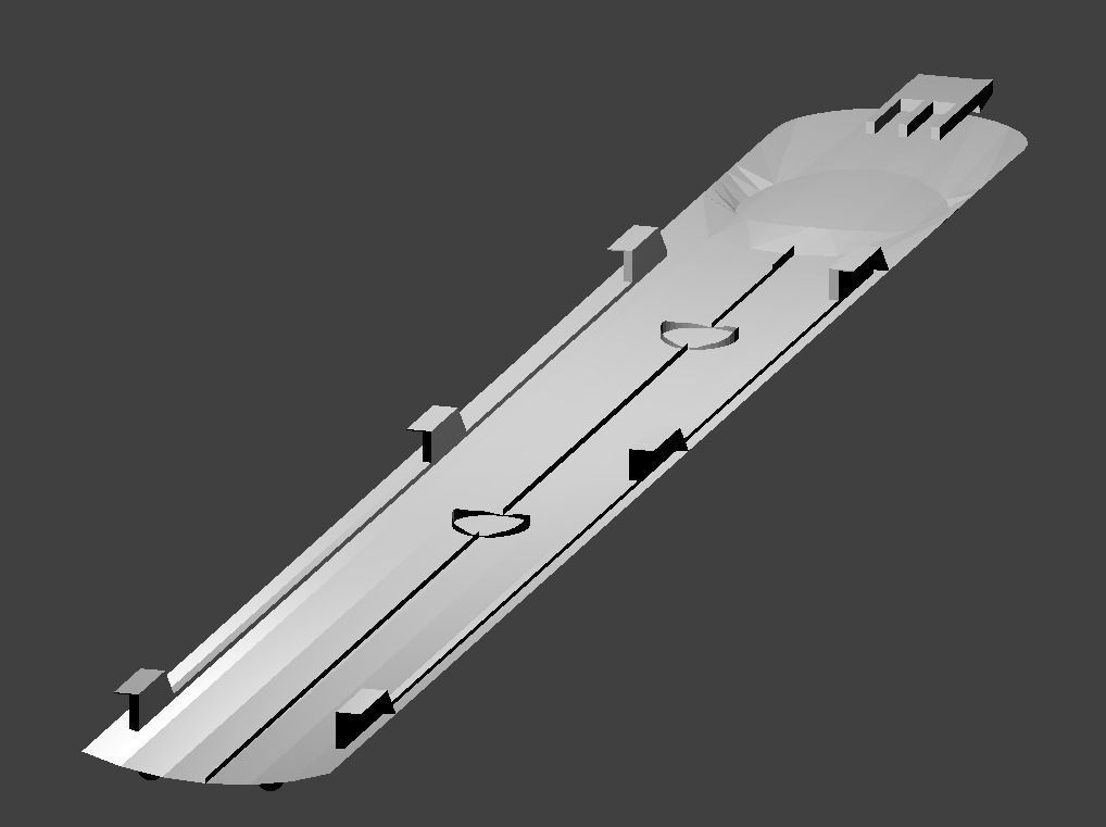 TV remote battery cover 3D model | CGTrader