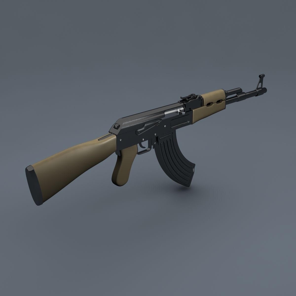 Realistic AK47 Assault Rifle 3D model | CGTrader