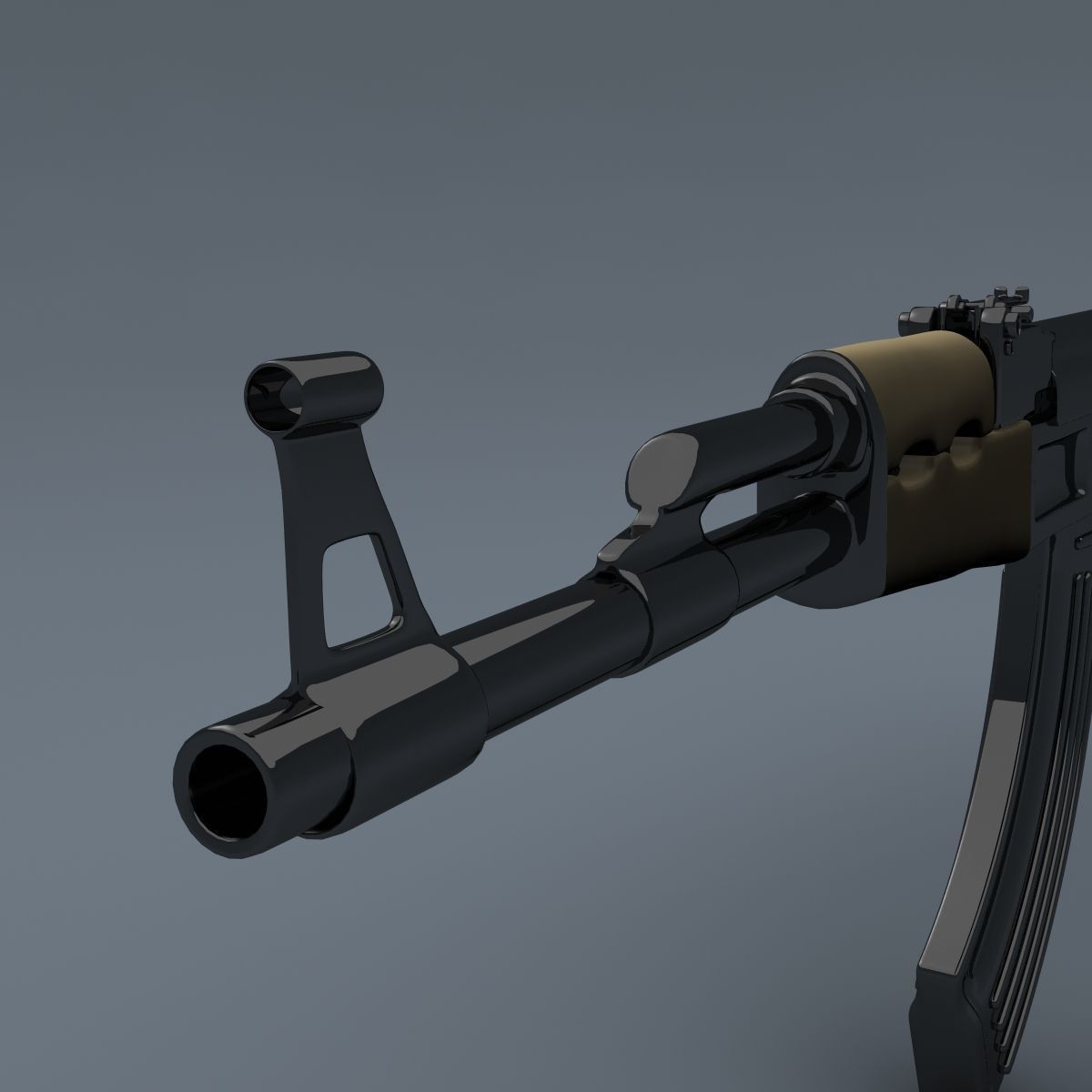 Realistic AK47 Assault Rifle 3D model | CGTrader