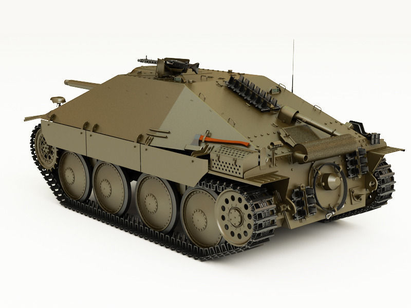 Jagdpanzer 38 Hetzer 3D model | CGTrader