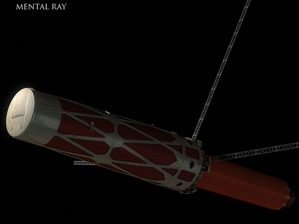 Circum Lunar Accelerator Rail 3D model animated rigged | CGTrader