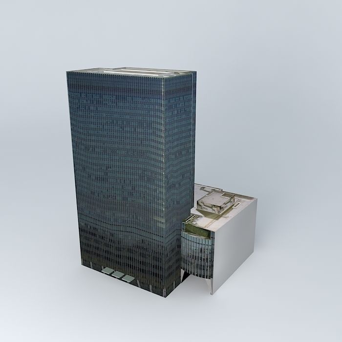 25 Bank Street, London free 3D model | CGTrader