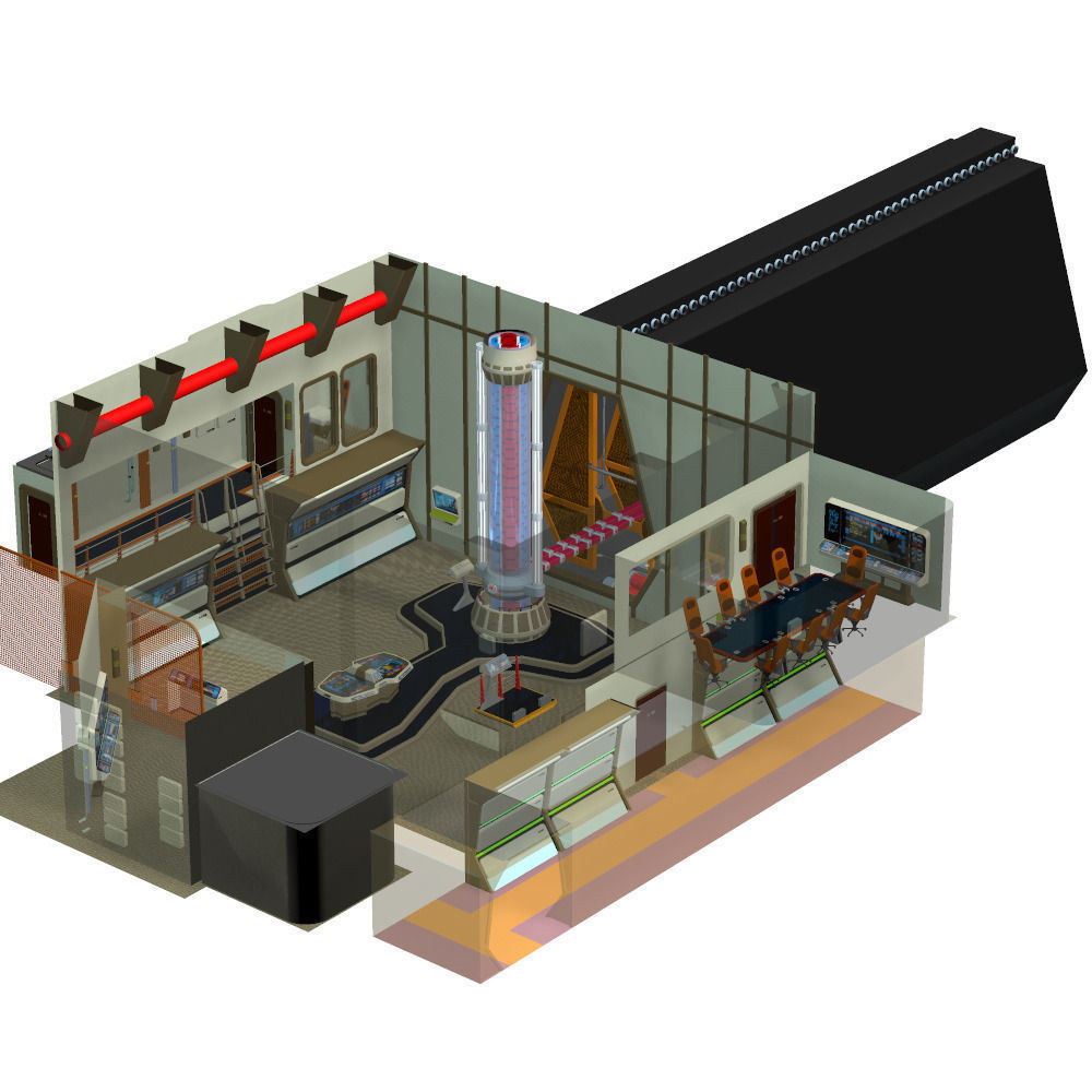 Engineering Room XT 3D | CGTrader