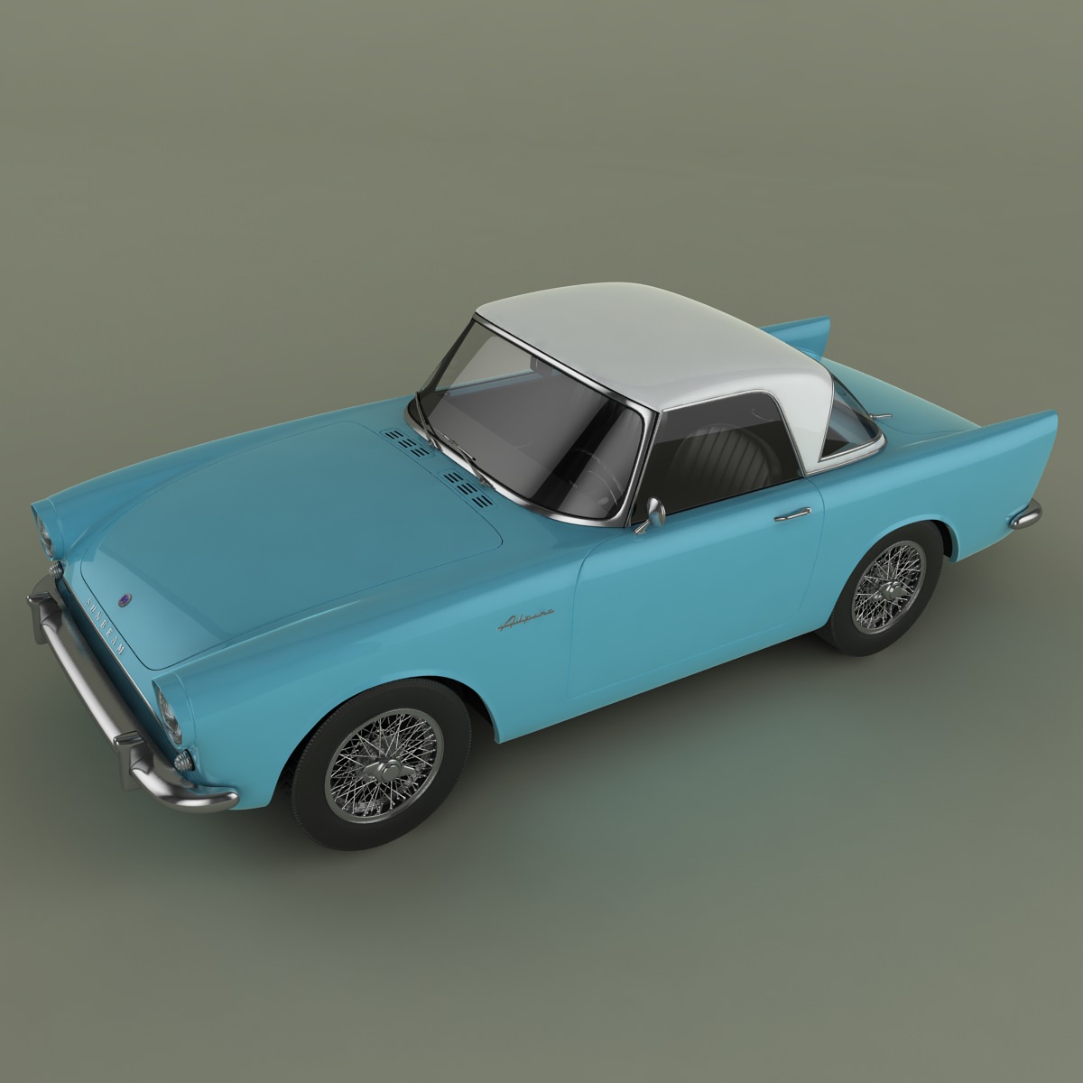 Sunbeam Alpine Series 1 3D model | CGTrader
