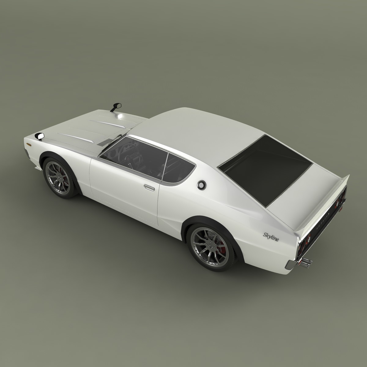 Nissan Skyline GT-R C110 3D model | CGTrader
