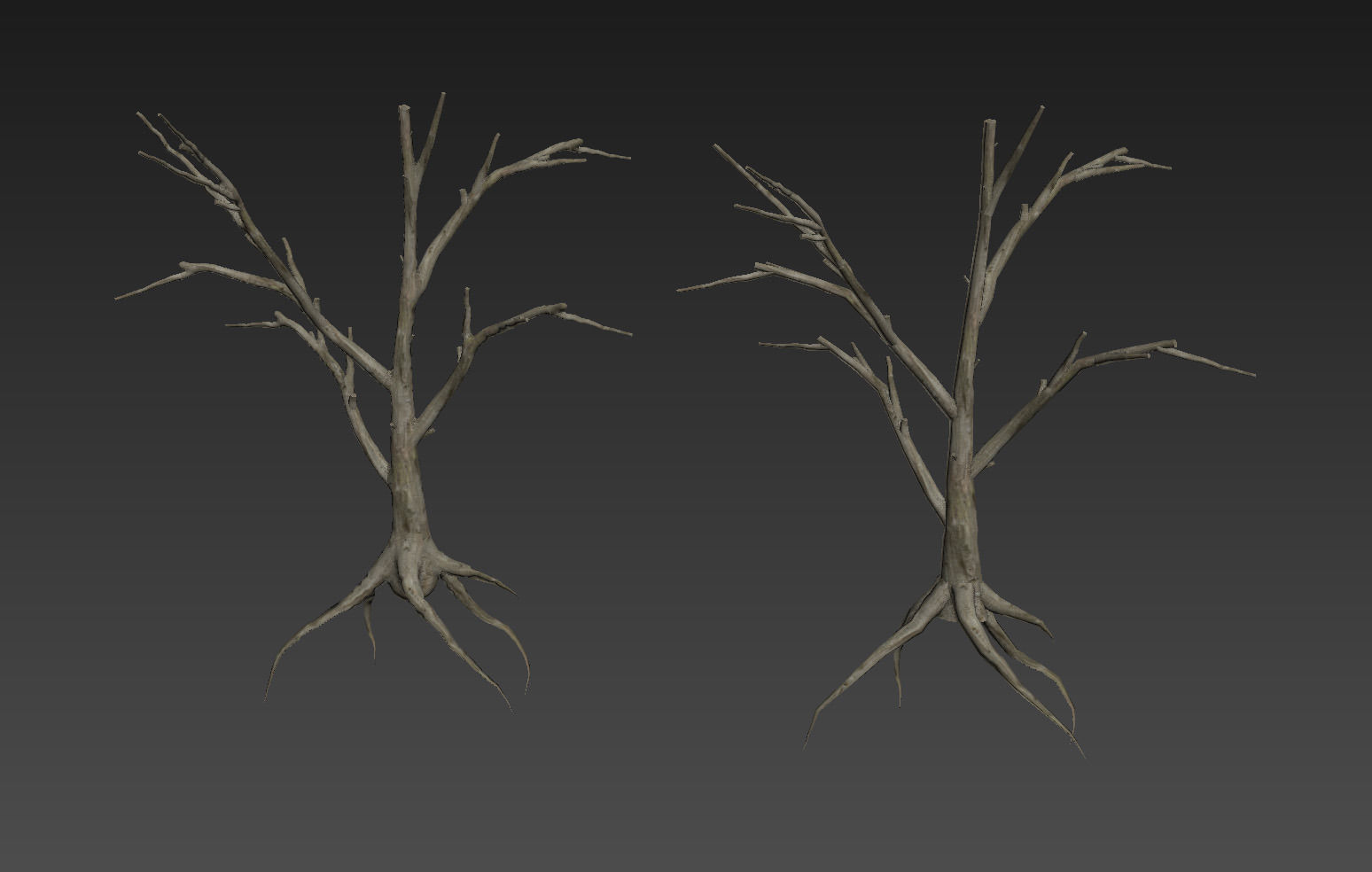 3D model 10 Old Spooky Tree Models For AAA And Mobile Games VR / AR ...