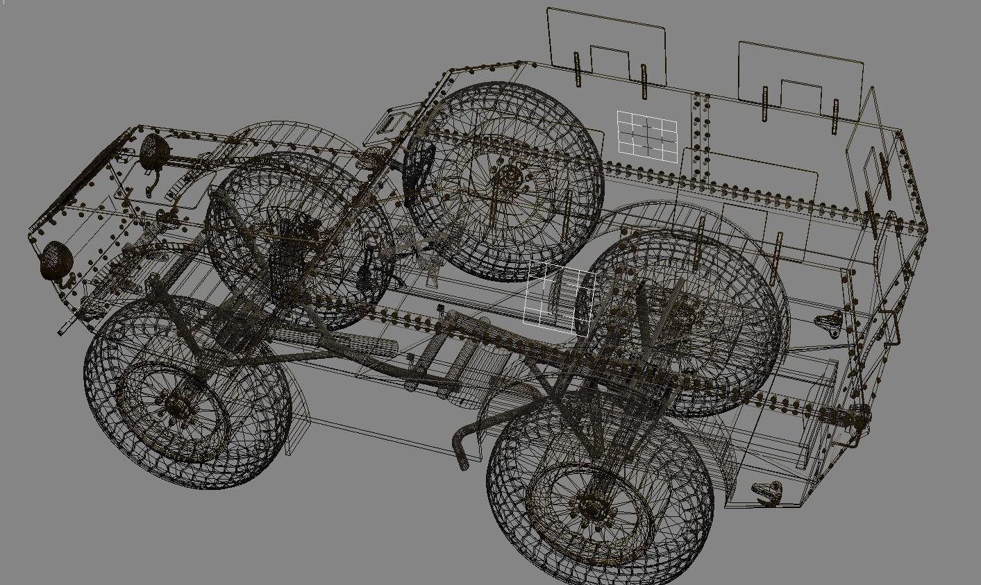 Autoprotetto Fiat Spa AS 37 Balkans 3D model | CGTrader