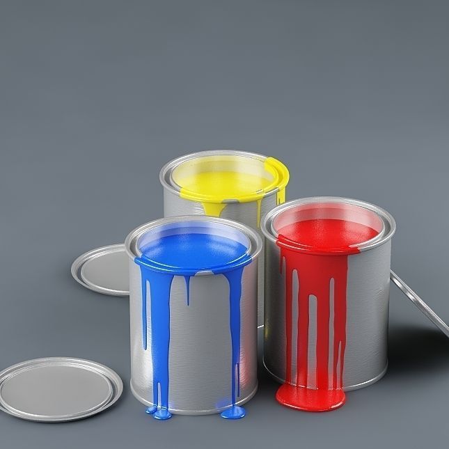 Paint can 01 3D model | CGTrader