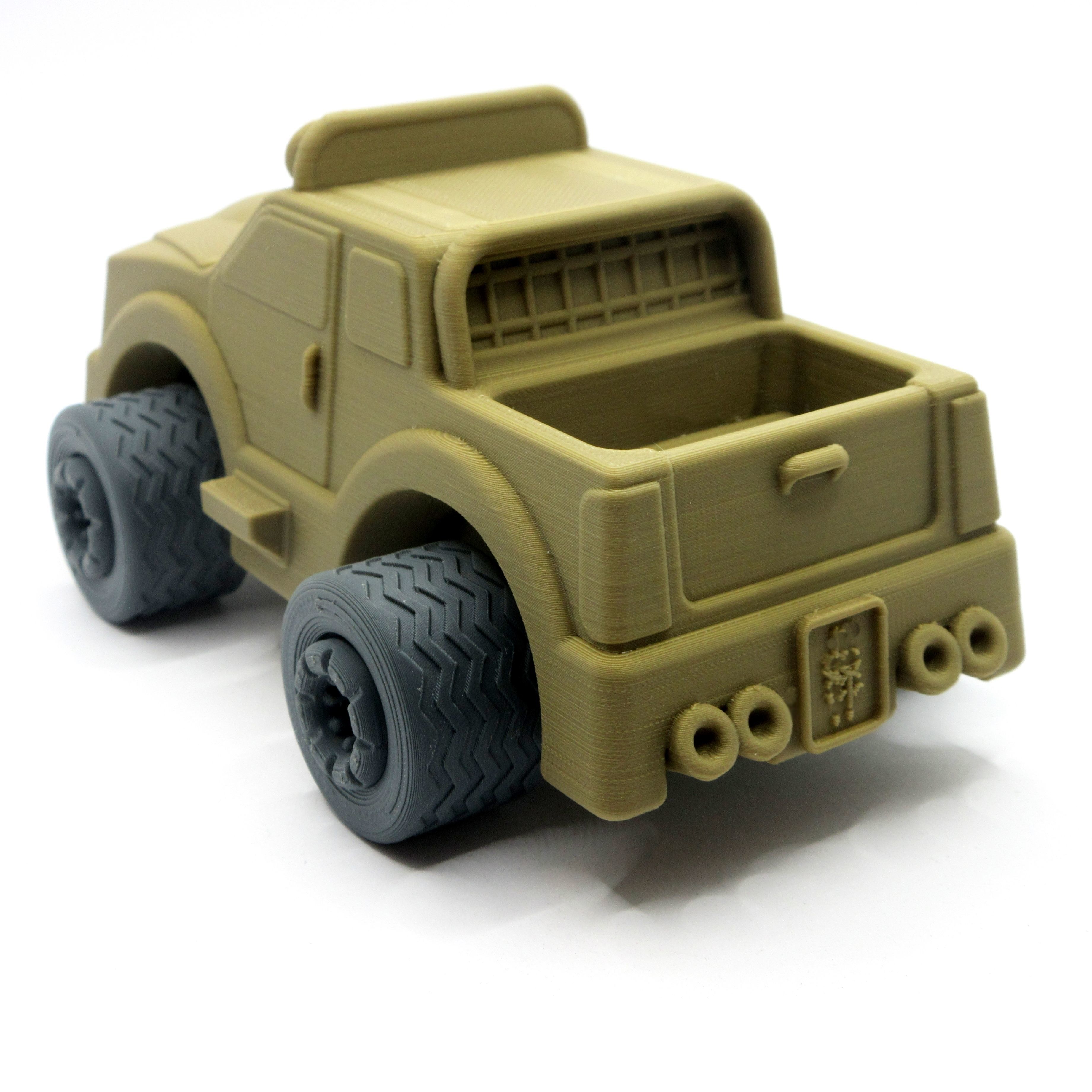 3D Printable Heavy Pick-UP - Supportless 3D model 3D printable | CGTrader