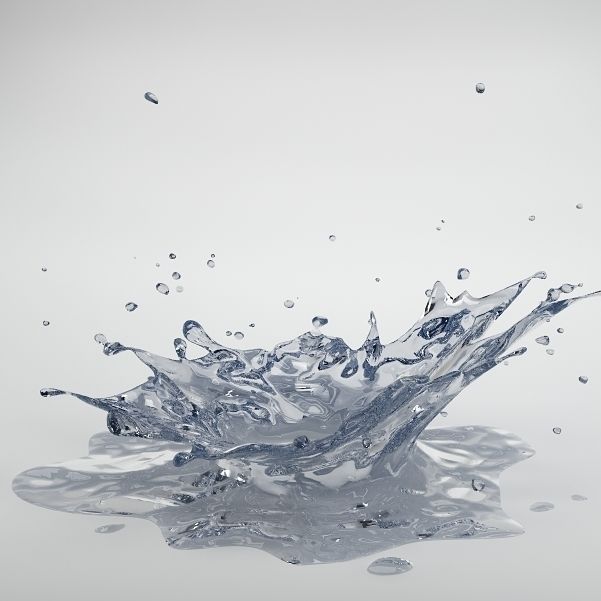 Splash 14 water 3D model | CGTrader