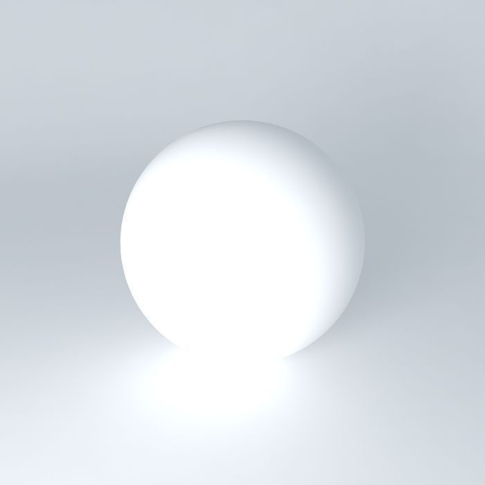 Hydro-Smooth Sphere free 3D model | CGTrader