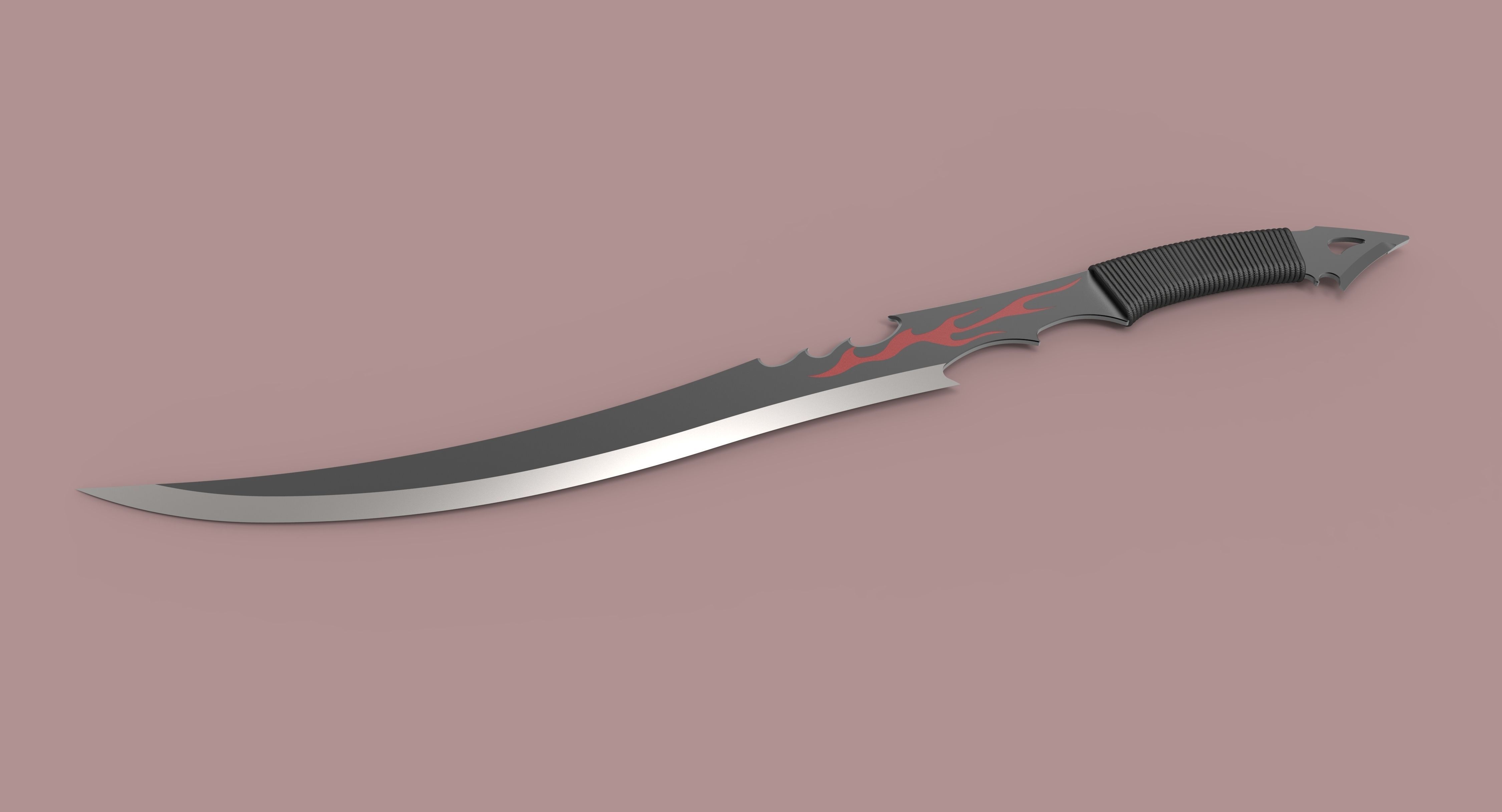 Sword knife 3D model | CGTrader