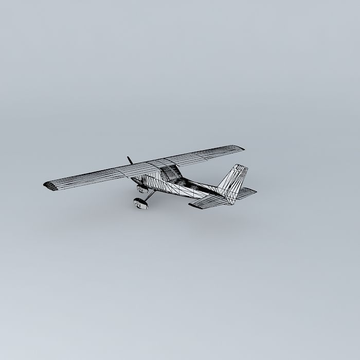 Template Cessna 152 free 3D model | CGTrader