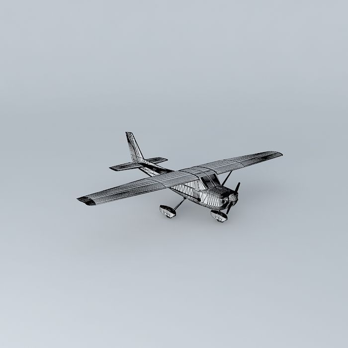 Template Cessna 152 free 3D model | CGTrader