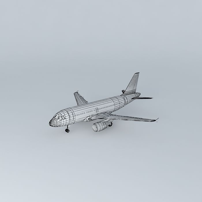 Template Airbus A318 3D model | CGTrader