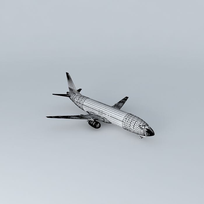 Template Boeing 737 400 737 Classic free 3D model | CGTrader