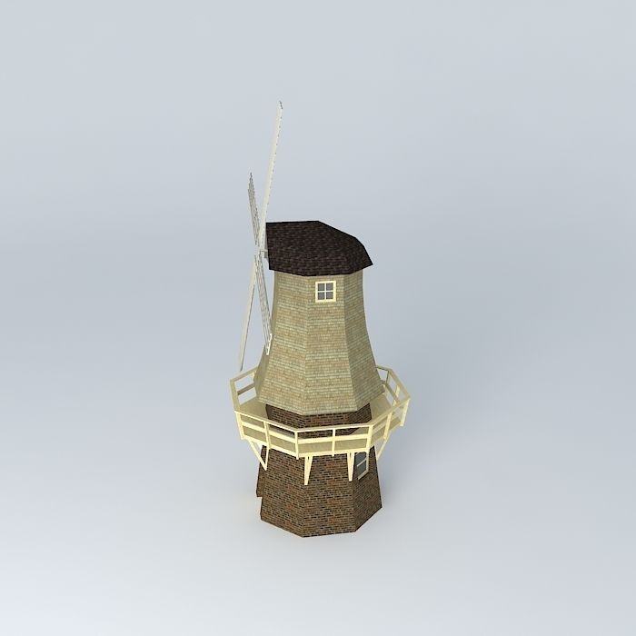 Dutch Windmill 3D model | CGTrader