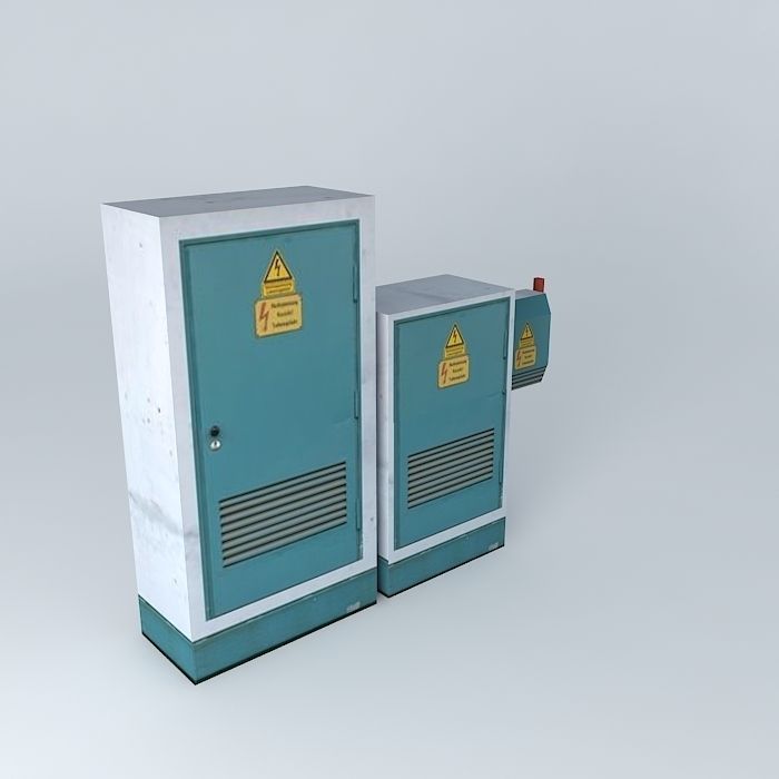 Electro Box free 3D Model MAX OBJ 3DS FBX STL DAE - CGTrader.com