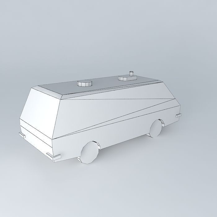 Old russian ambulance van RAF free 3D model | CGTrader