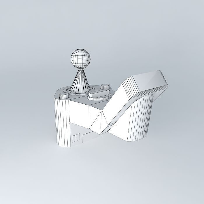 joystick controller with light free 3D model | CGTrader