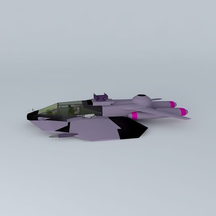 Y103F Raven Assault fighter class free 3D model | CGTrader
