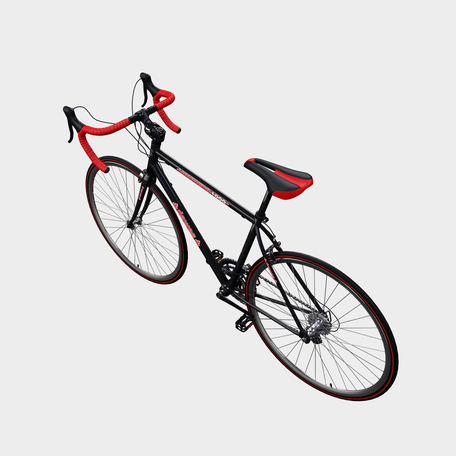 Road bike 3D Model MAX OBJ 3DS | CGTrader.com