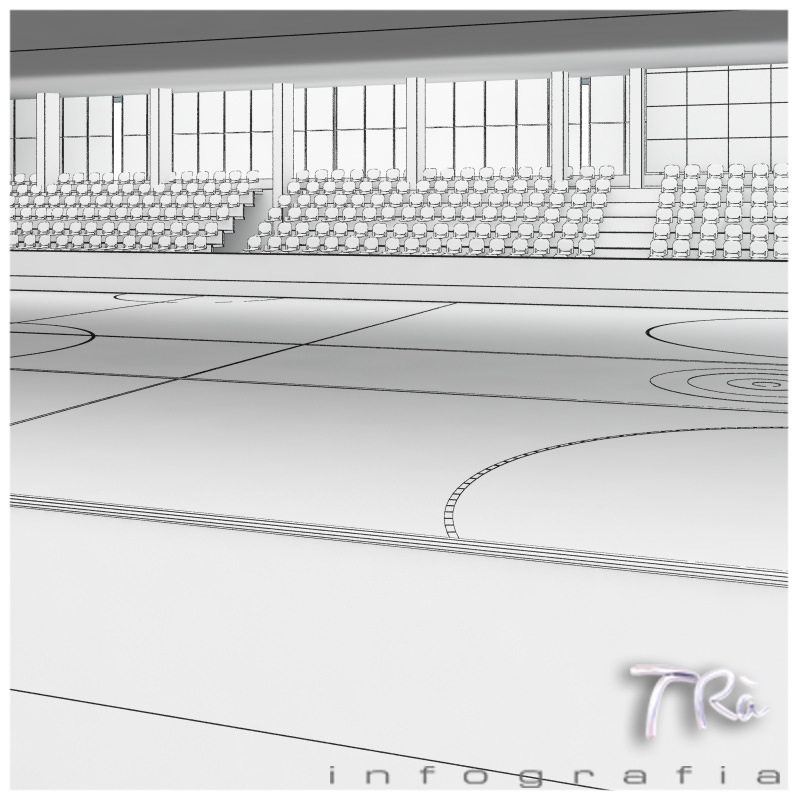INDOOR ICE SKATING RINK 3D model | CGTrader