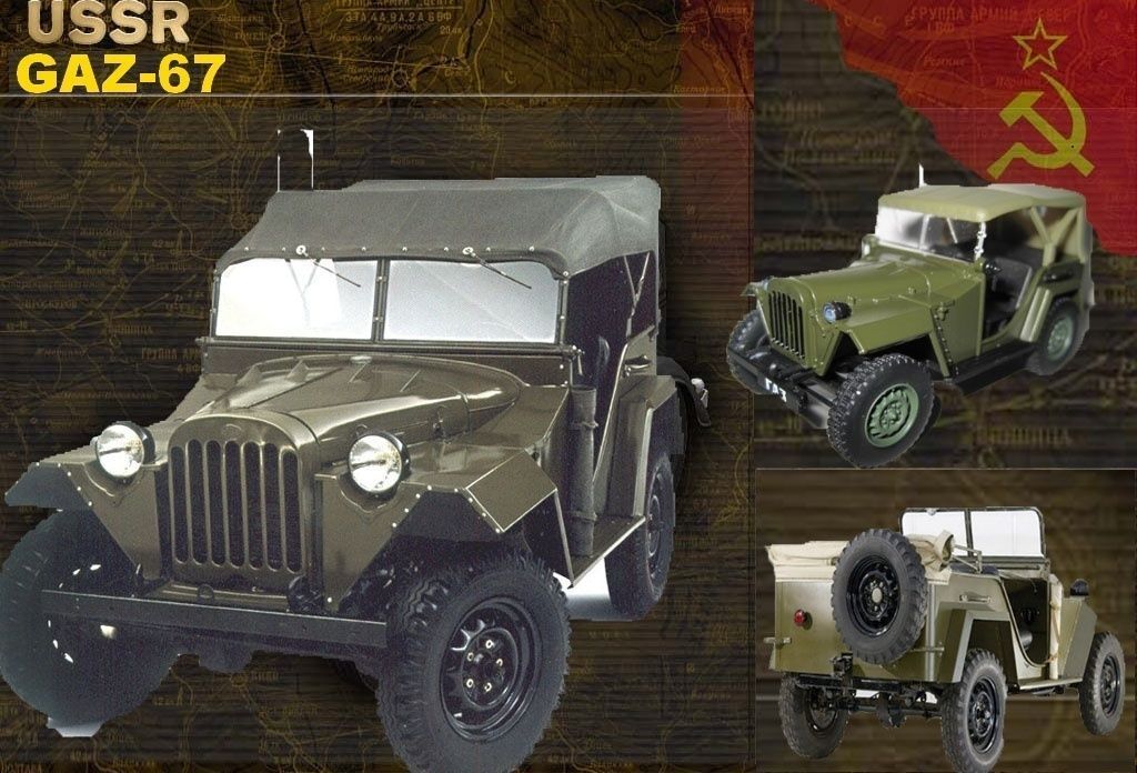 GAZ-67 jeep 3D model | CGTrader