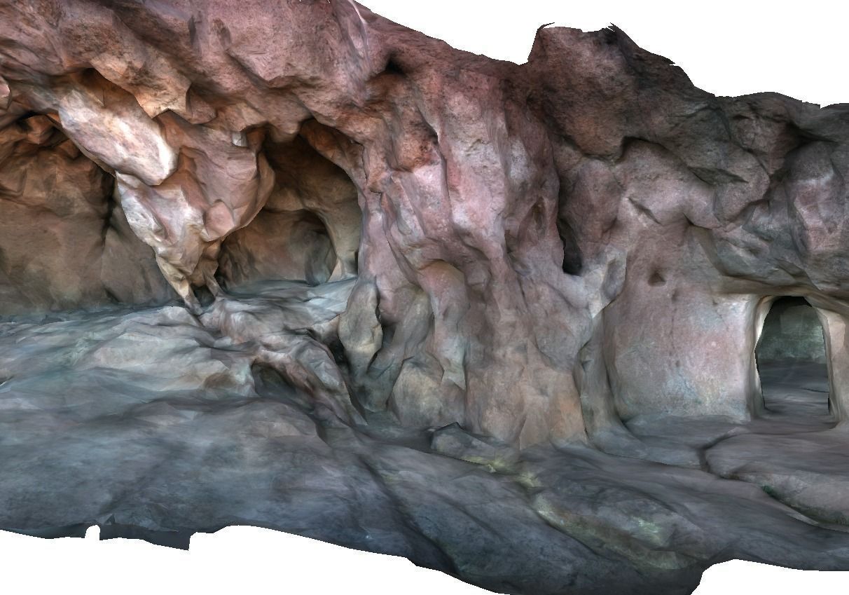 3D model Cave complex II - Low Poly VR / AR / low-poly | CGTrader