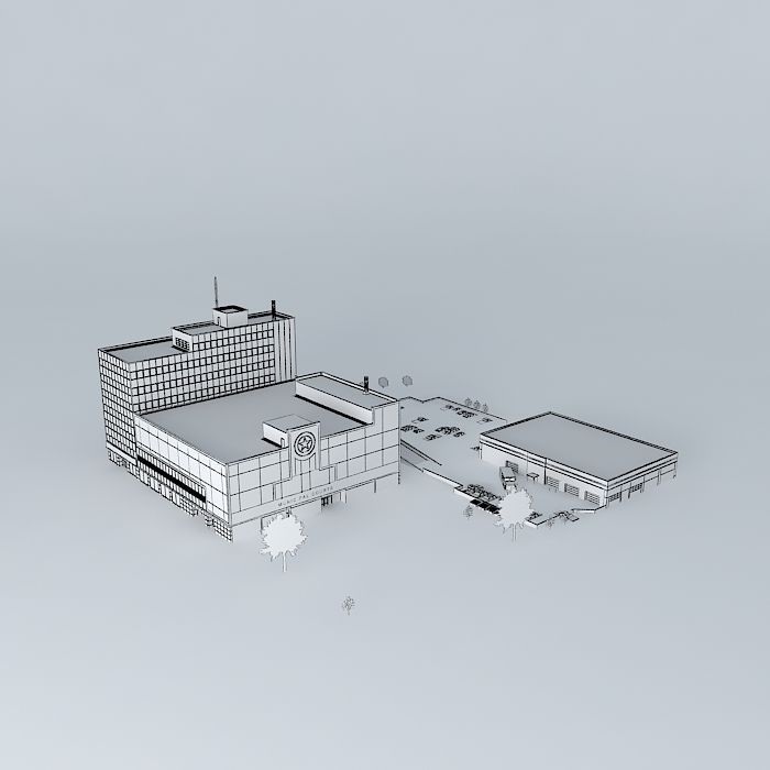 Police Headquarters free 3D model | CGTrader