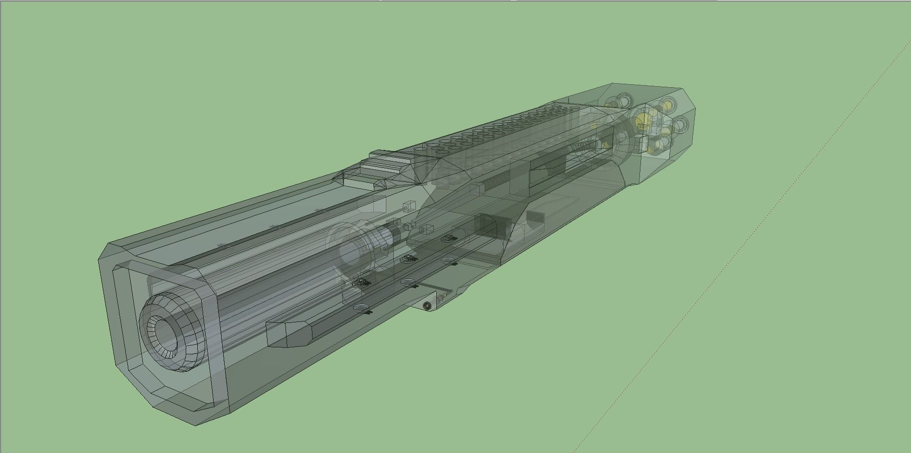 Dreadnought with Interior 3D model | CGTrader